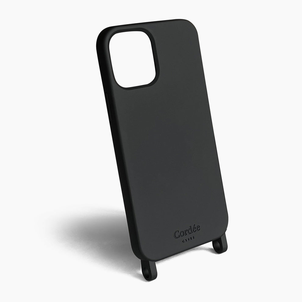 Silicone iPhone Case Black – Cordée Cases